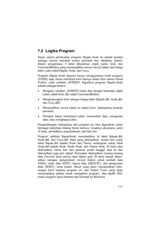Teknik merancang program aplikasi (code) pada visual fox pro | PDF