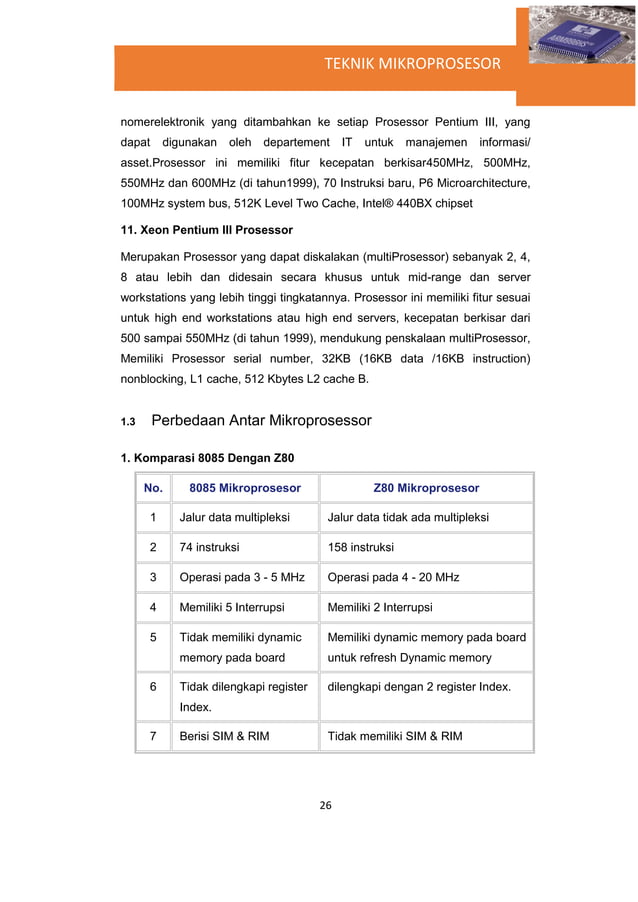 Teknik Mikroprosesor | PDF