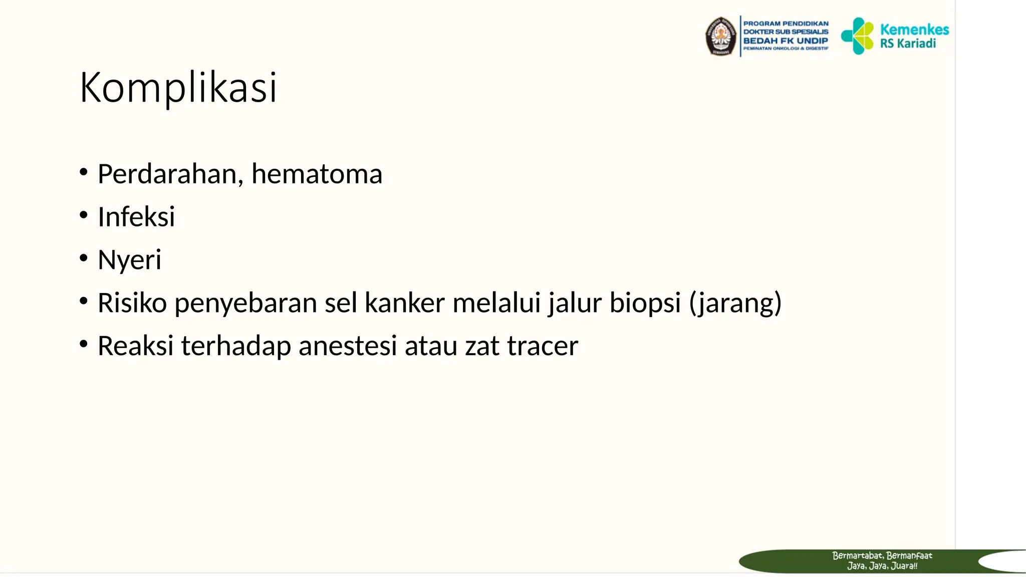 Teknik Operasi Biopsi Tumor (Core Biopsy, Incisi Biopsy, Excisi Biospsy, FNAB, Sentinel Node ...