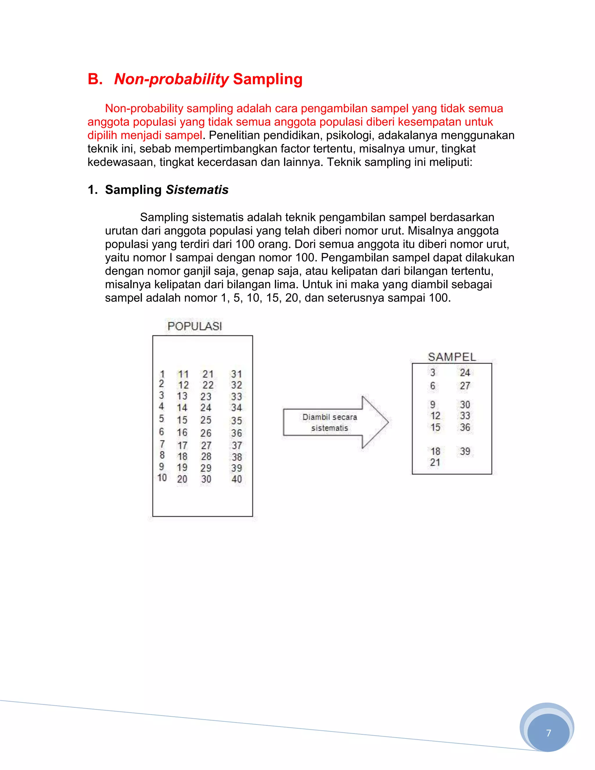 Teknik pegambilan sample(new) | PDF