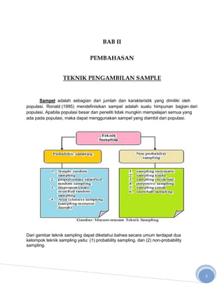 Teknik pegambilan sample(new) | PDF