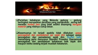 Teknik Pemadaman Api rsud otista kab bandung | PPTX