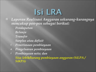 Teknik pemanfaatan silpa | PPT