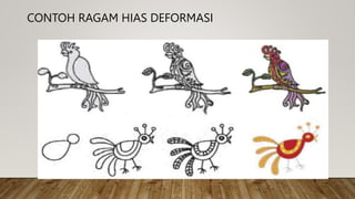 Teknik pembuatan gambar ragam hias seni rupa kelas 7 | PPTX