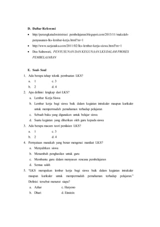 Teknik pembuatan lks kel.7 | DOCX
