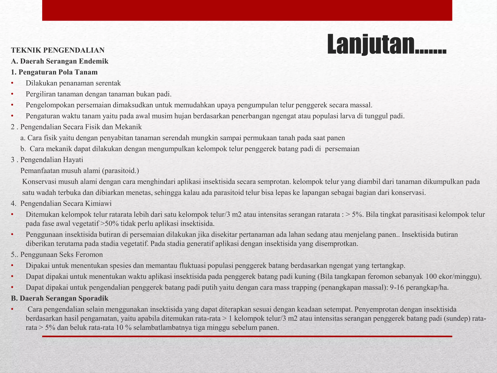 TEKNIK PENGAMATAN, PENCEGAHAN DAN PENGENDALIAN OPT.pptx