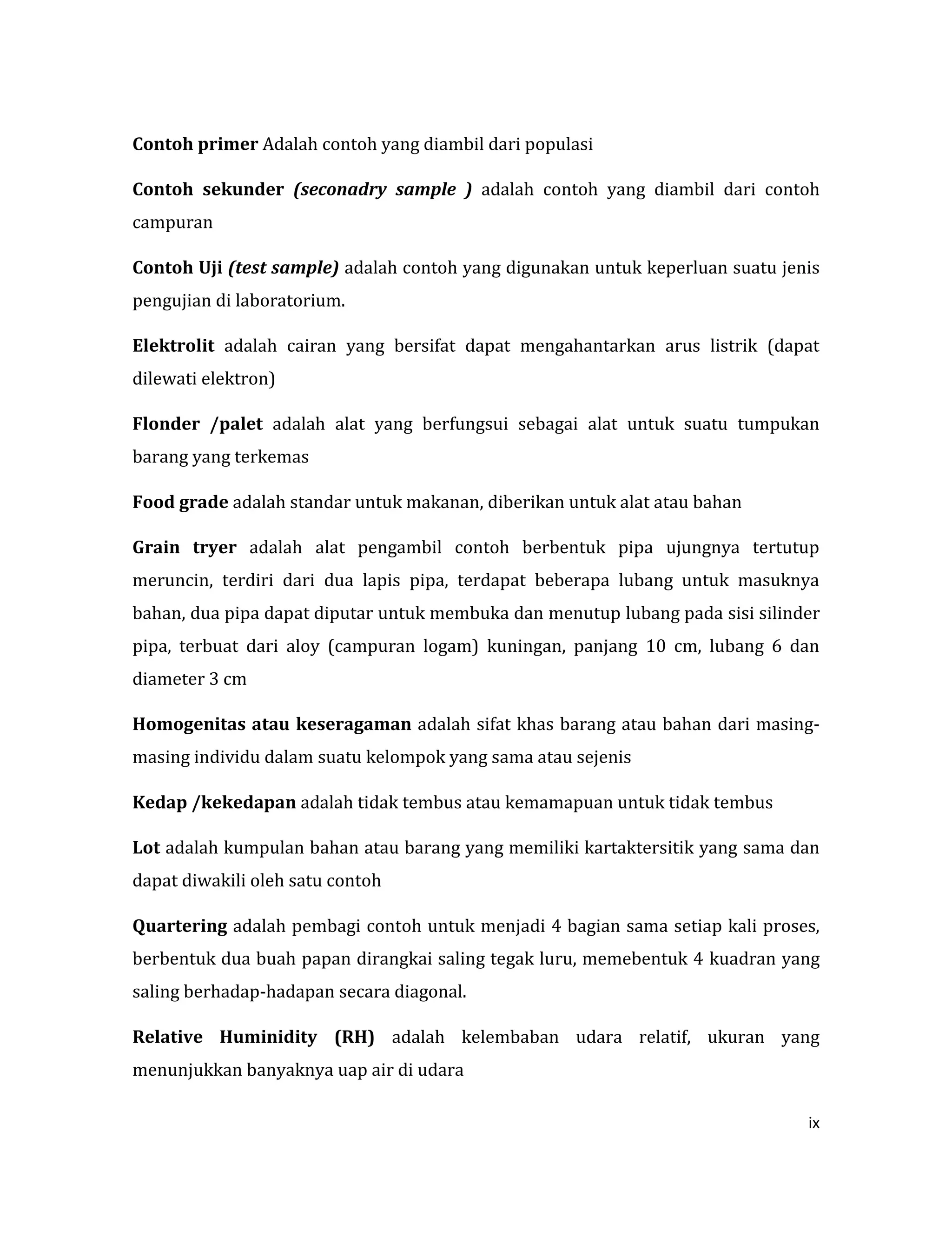 Teknik Pengambilan Contoh | PDF