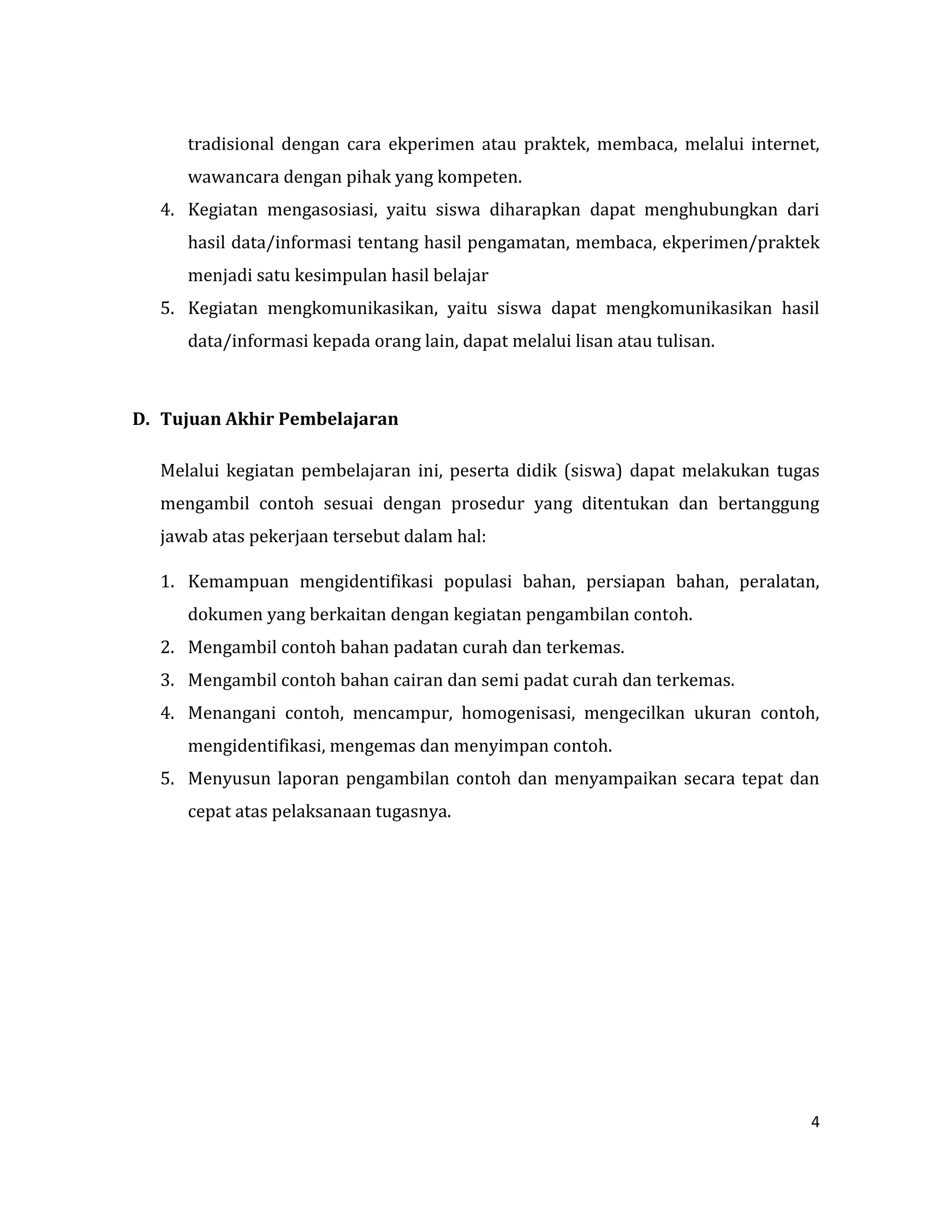 Teknik Pengambilan Contoh | PDF