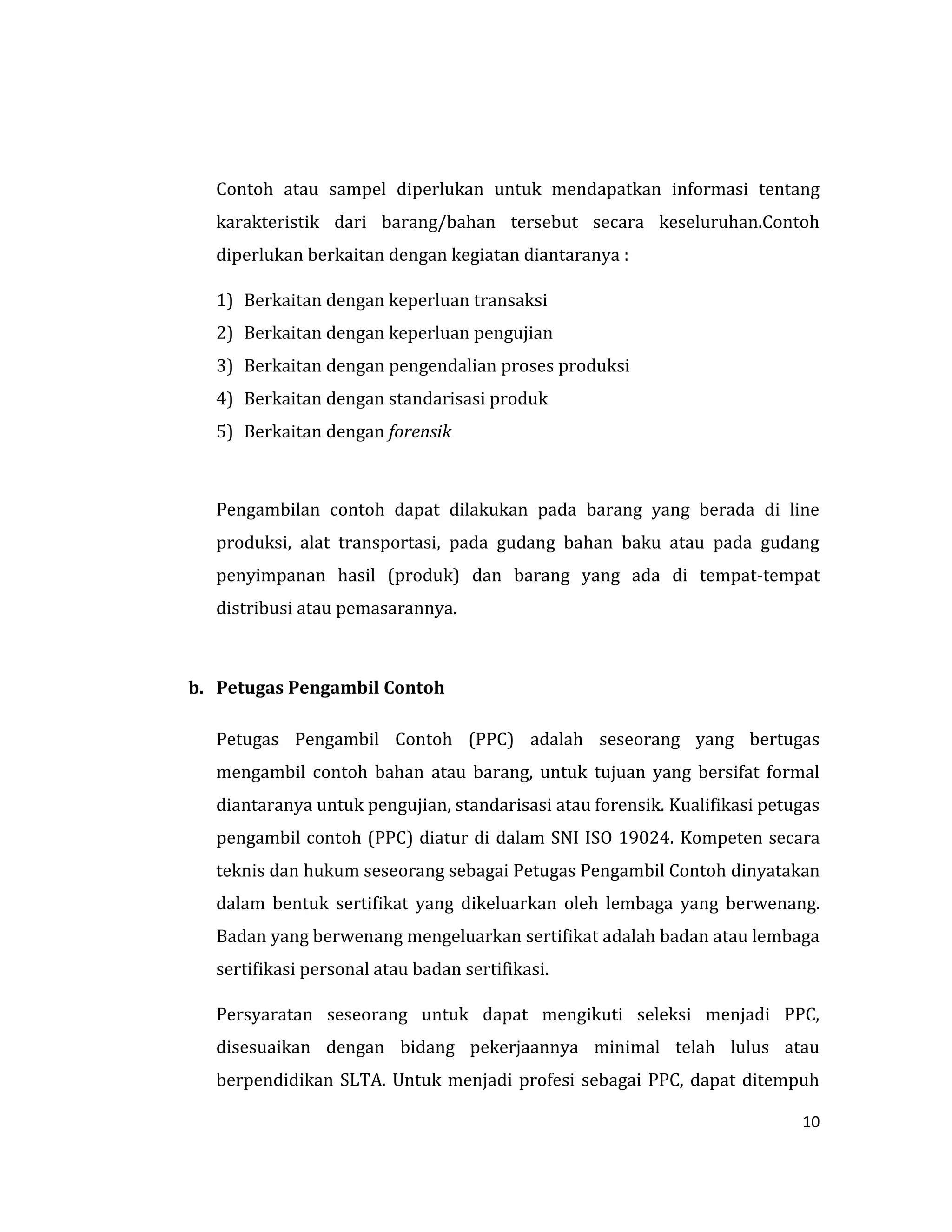 Teknik Pengambilan Contoh | PDF