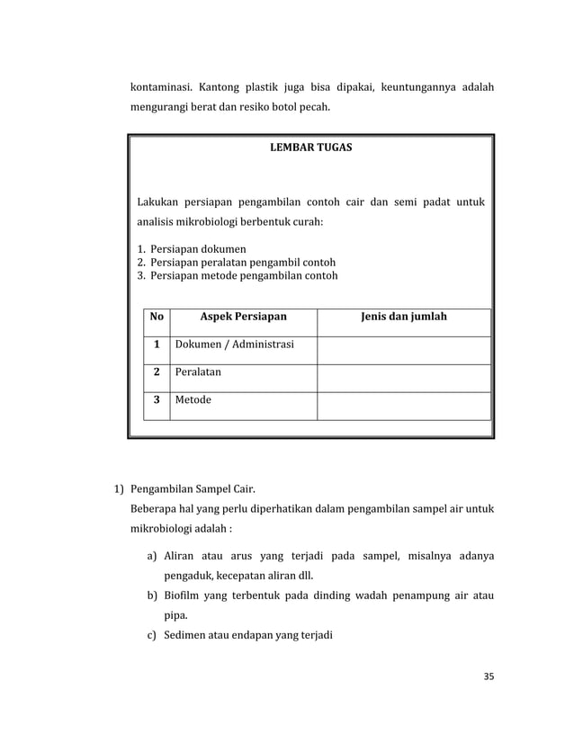 Teknik Pengambilan Contoh | PDF