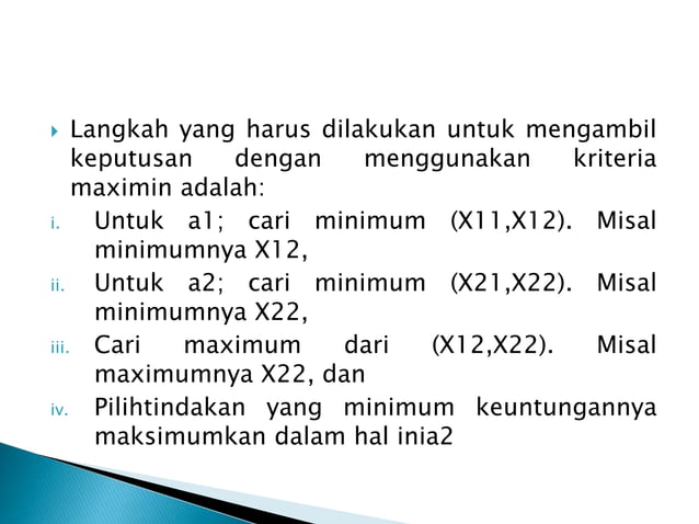 Teknik Pengambilan Keputusan | PPTX
