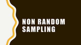 Teknik pengambilan sampel | PPTX