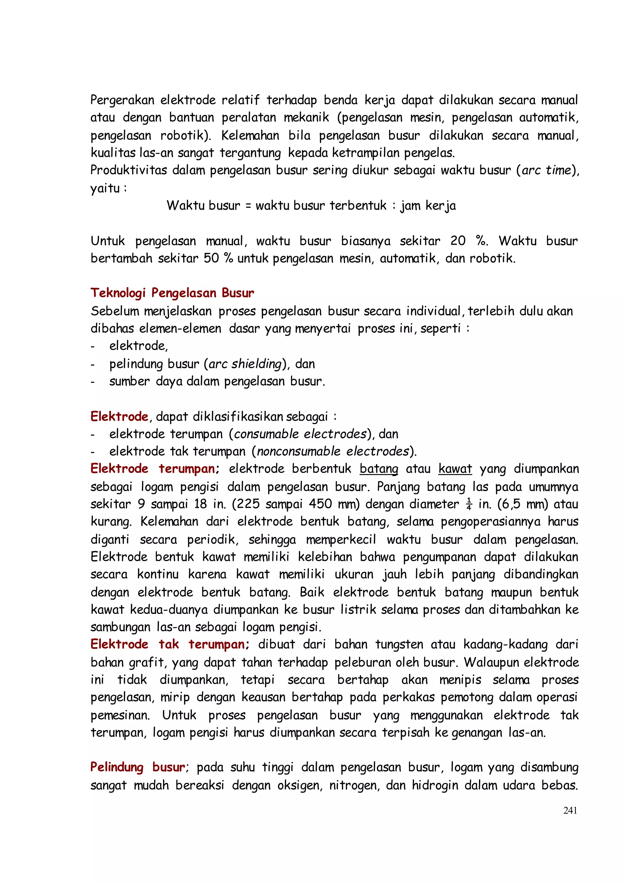 Teknik pengelasan | DOC