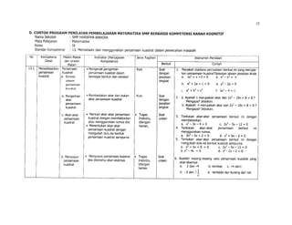 Teknik pengembangan silabus | PDF