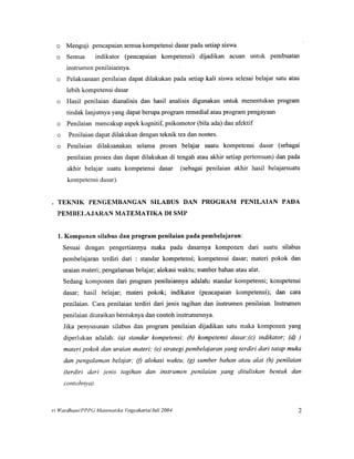 Teknik pengembangan silabus | PDF