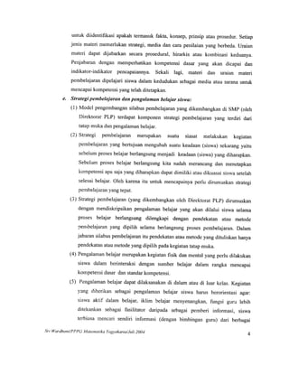 Teknik pengembangan silabus | PDF