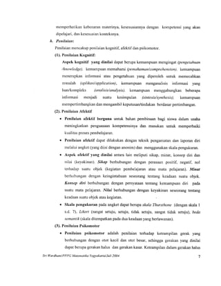 Teknik pengembangan silabus | PDF