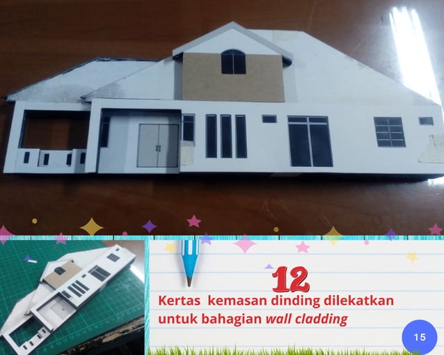 Teknik penghasilan model fasad bangunan | PPT