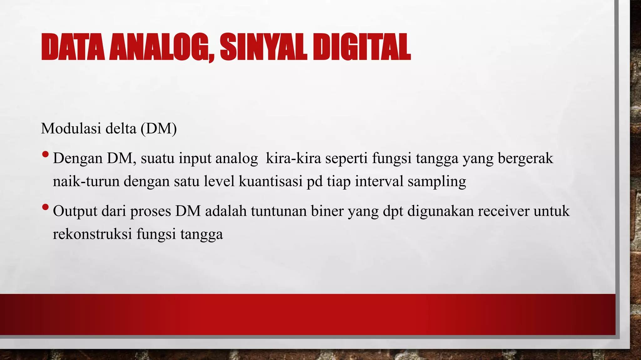 Teknik pengkodean sinyal | PPTX