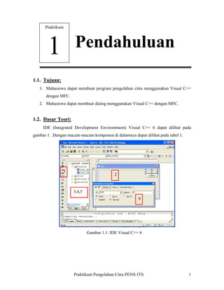 Teknik pengolahan citra visual c++ dengan mfc | PDF