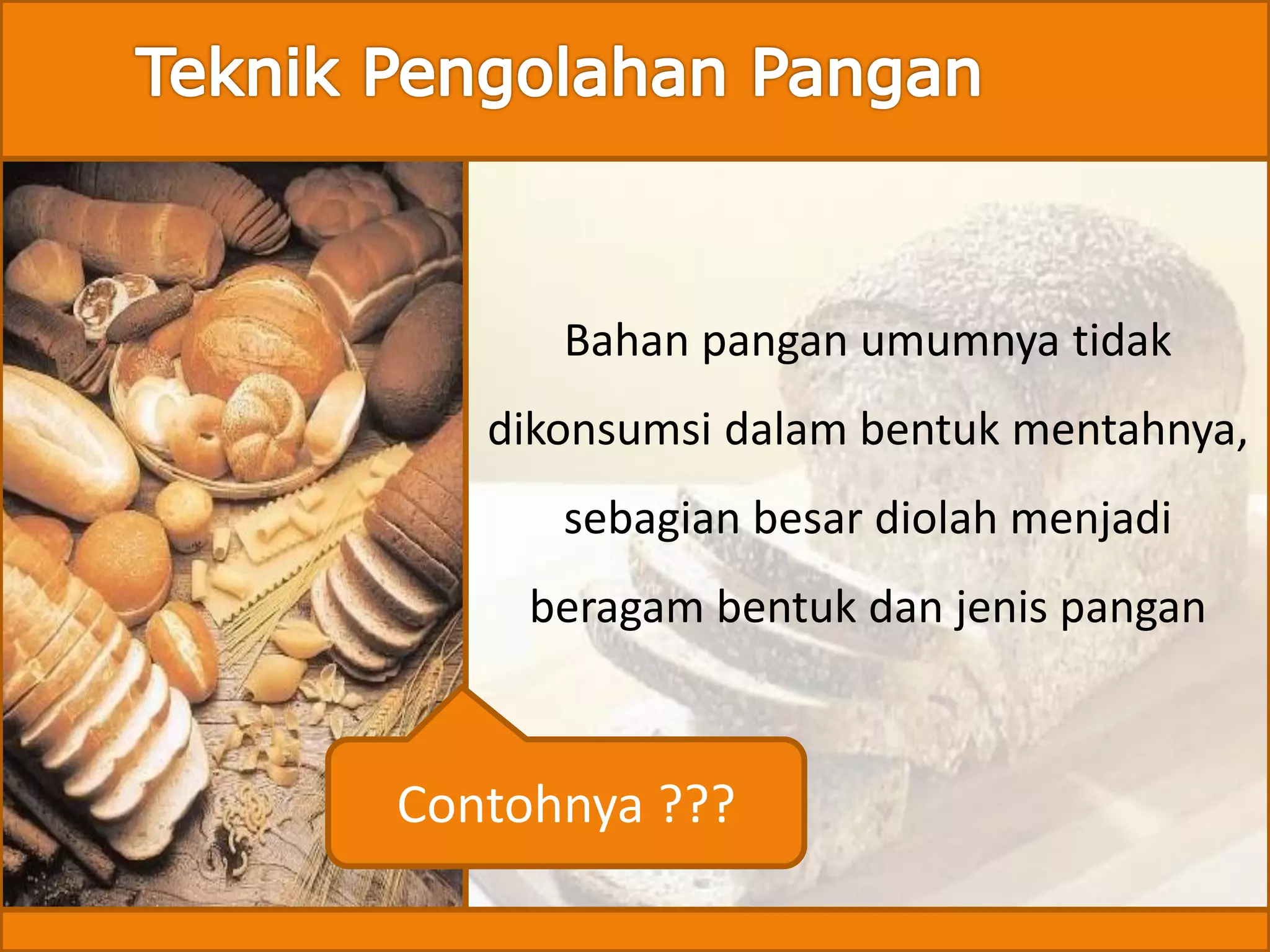 Teknik pengolahan pangan | PDF