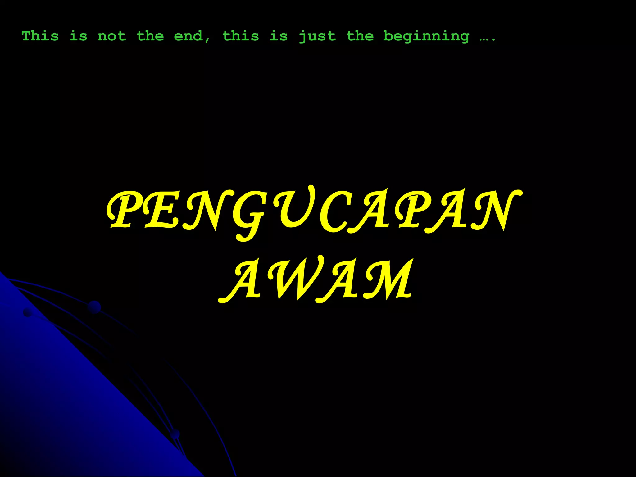 Teknik Pengucapan Awam | PPT