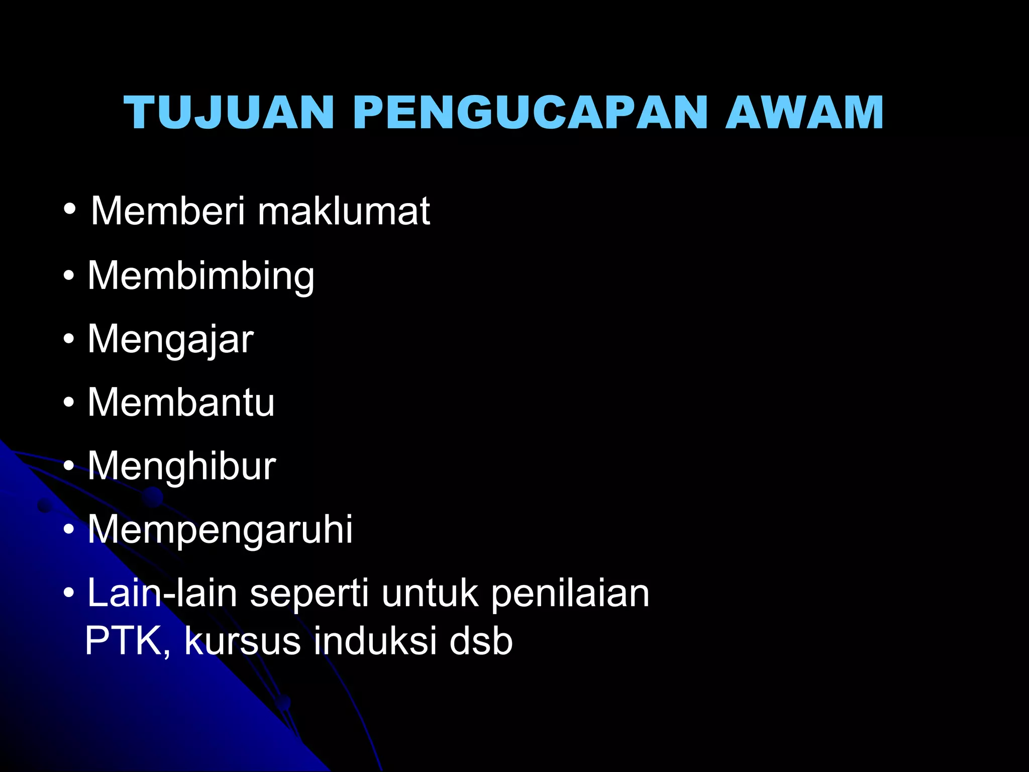 Teknik Pengucapan Awam | PPT