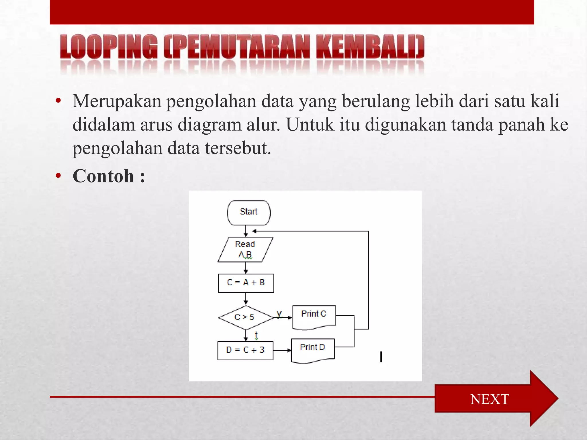 Teknik pengulangan dan percabangan | PPTX