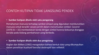 Bahasa Indonesia Teknik Pengutipan-rev.pptx