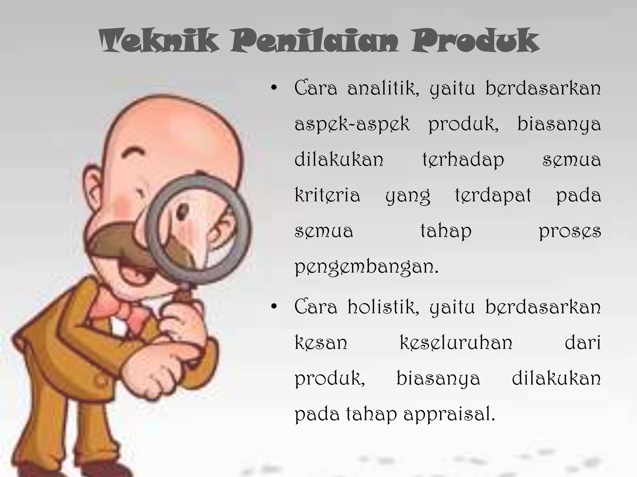Teknik penilaian produk dan tes | PPTX