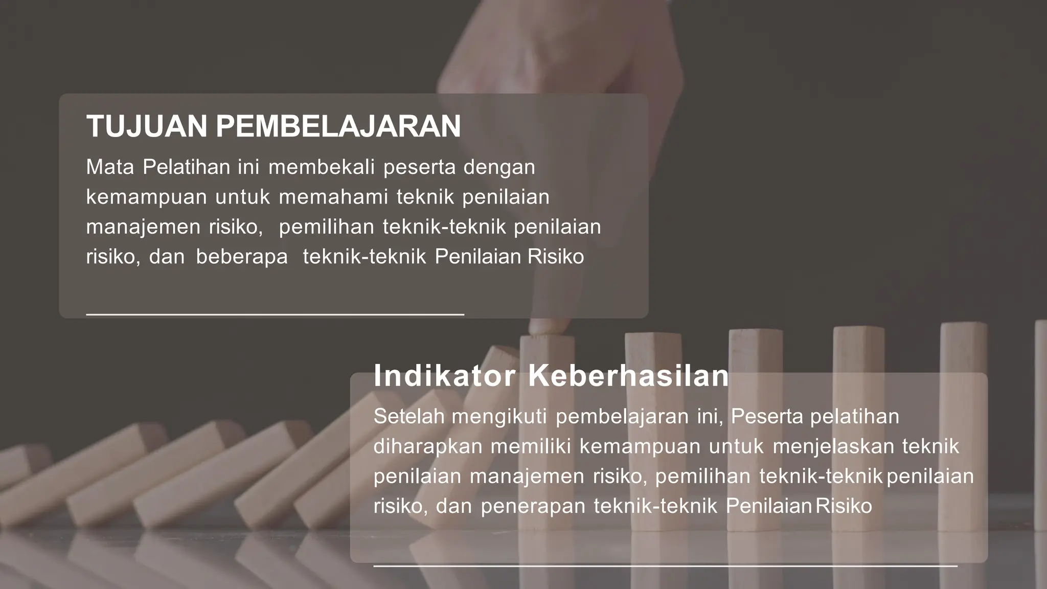 Teknik Penilaian Risiko dalam Aktivitas Kerja | PPT
