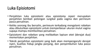 Teknik Penjahitan Luka Episiotomi.pptx
