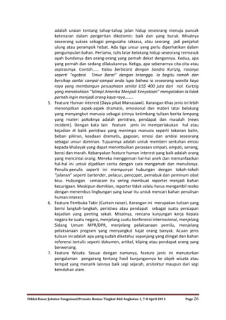 Teknik penulisan Berita dan Feature | PDF