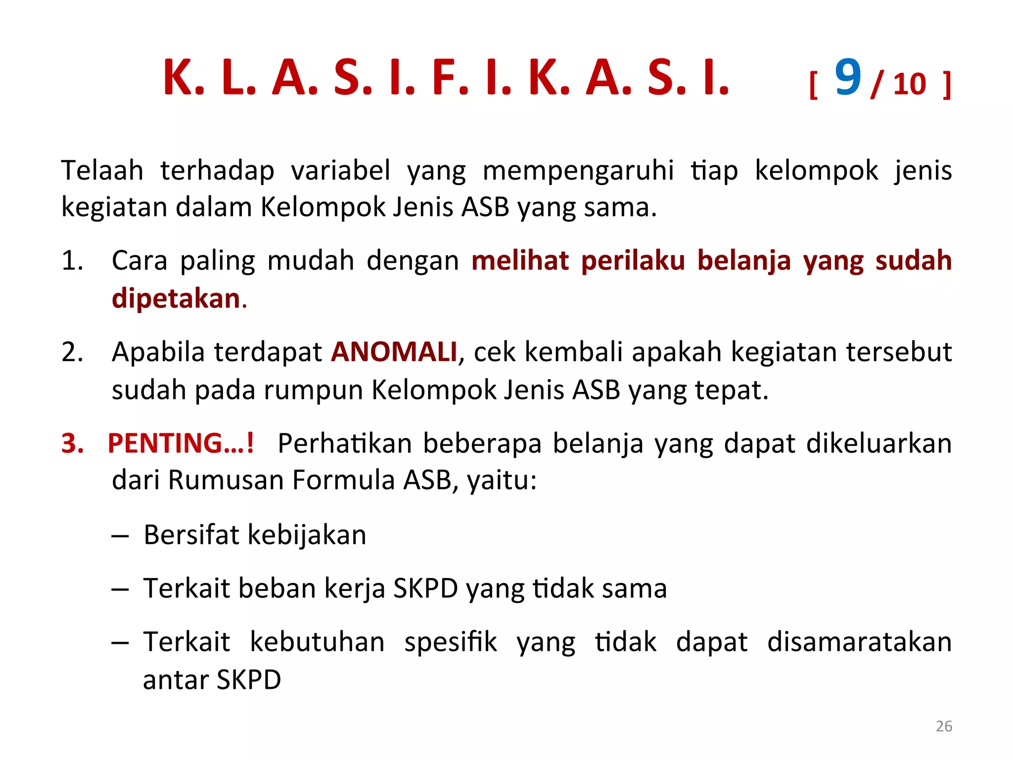 Teknik penyusunan asb | PDF
