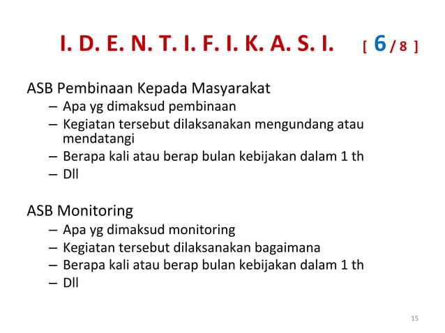 Teknik penyusunan asb | PDF