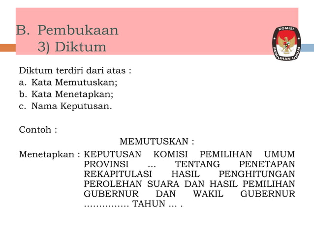 Teknik Penyusunan Keputusan 19 Nov KPU.ppt
