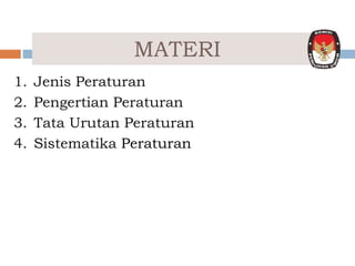 Teknik Penyusunan Keputusan 19 Nov KPU.ppt