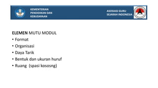 Teknik penyusunan modul | PPT