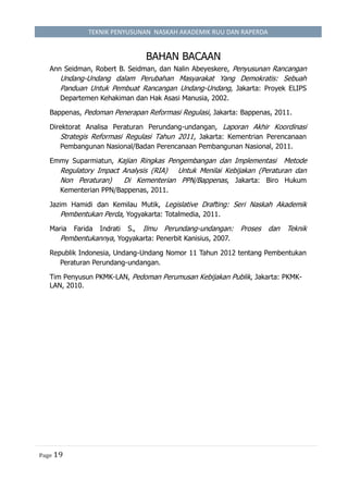 Teknik penyusunan naskah akademik | PDF