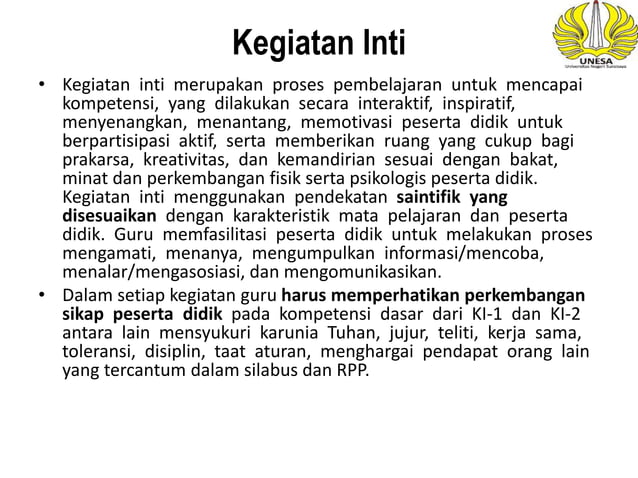 TEKNIK PENYUSUNAN RPP. permendikbud 103 tahun 2014.ppt