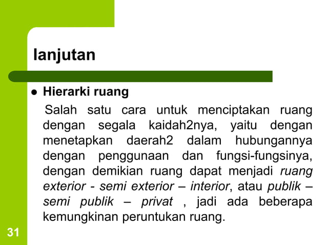 Teknik Perancangan Ruang Luar - intisari dari Exterior Design in ...