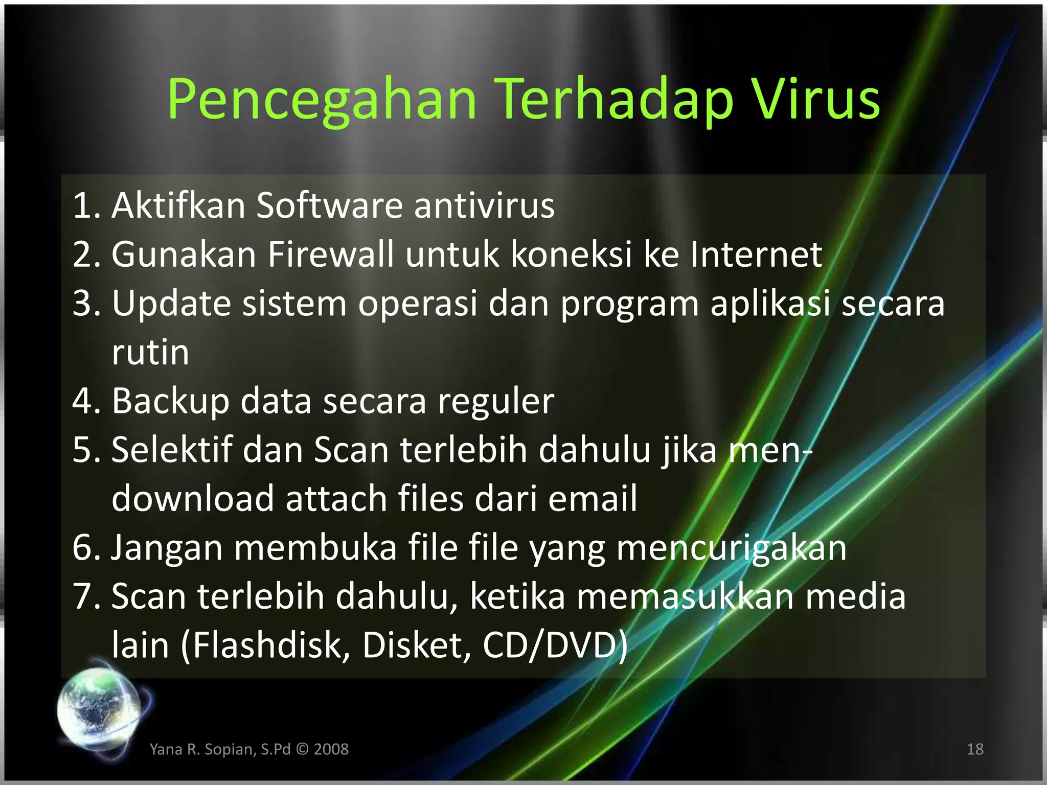 Teknik Perawatan Komputer & Antivirus | PPTX