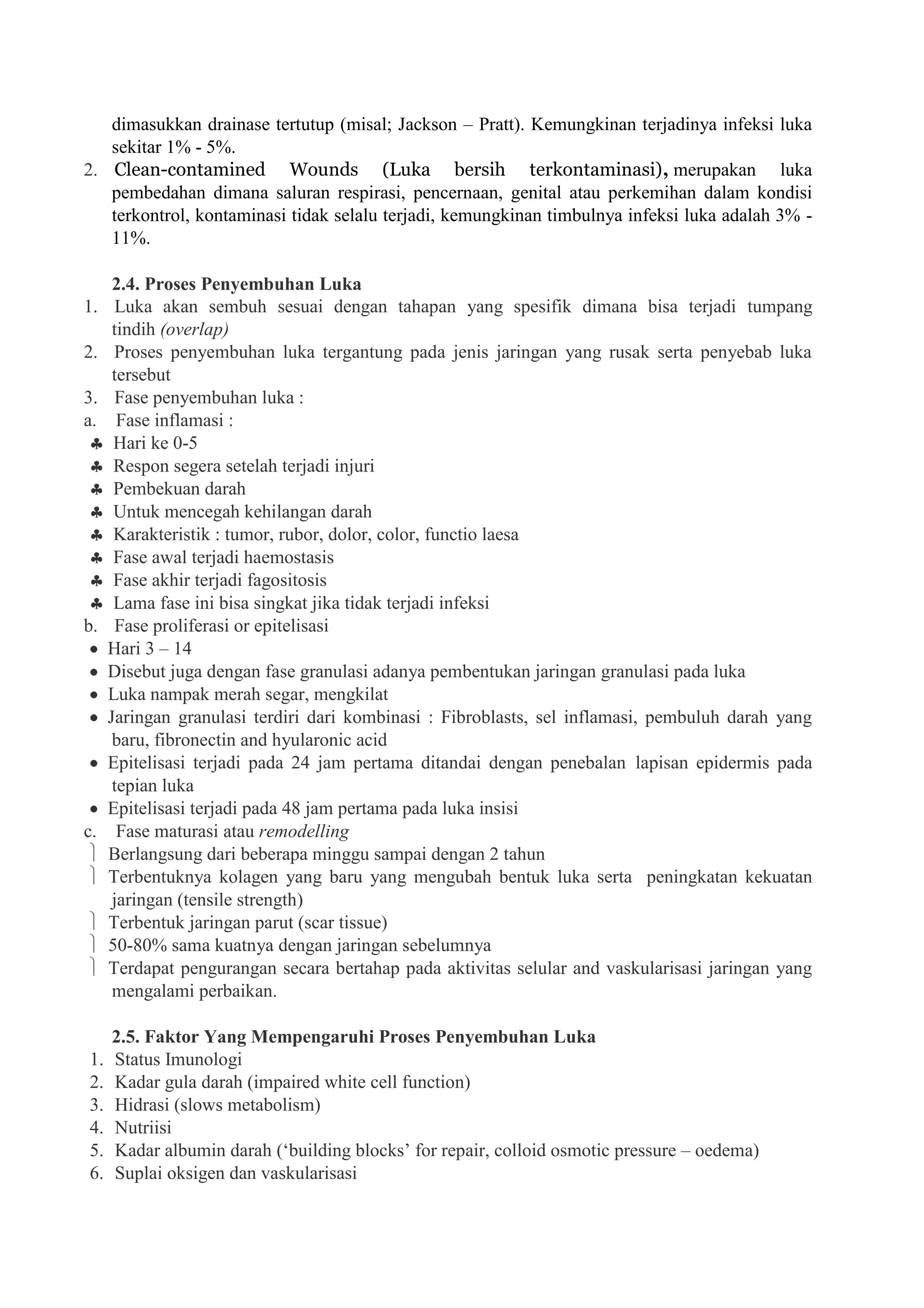 Teknik perawatan luka | DOCX