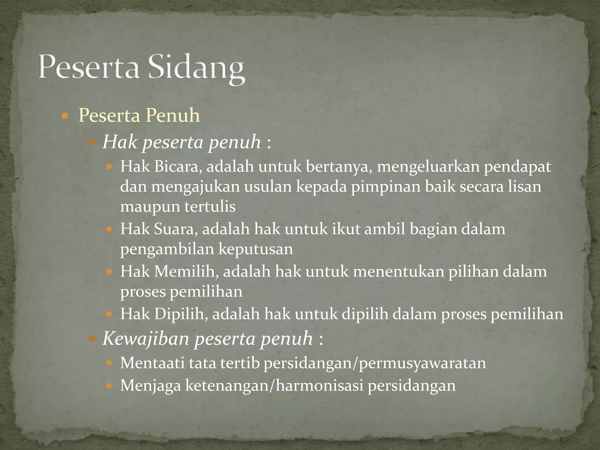 Teknik persidangan | PPSX