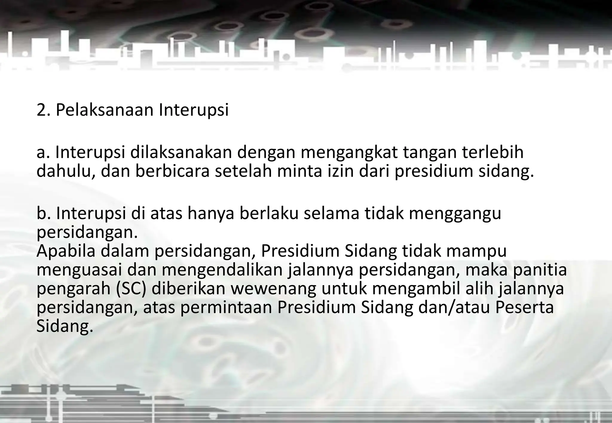 MATERI TENTANG TEKNIK PERSIDANGAN SEBUAH ORGANISASI.pptx