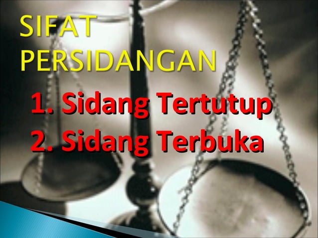 Teknik persidangan ok | PPT