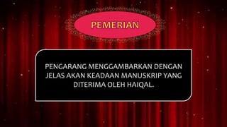 Novel Silir Daksina (Teknik plot) | PPTX