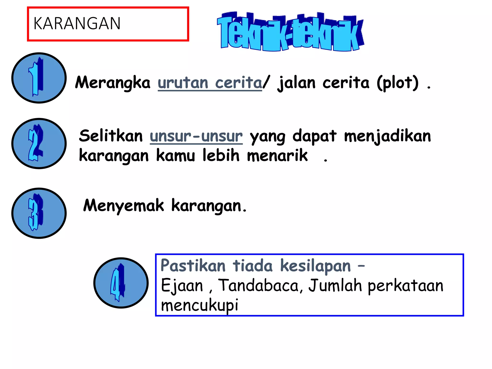 Teknik Plot P4&P5_Mengecam Pecahan plot | PPT