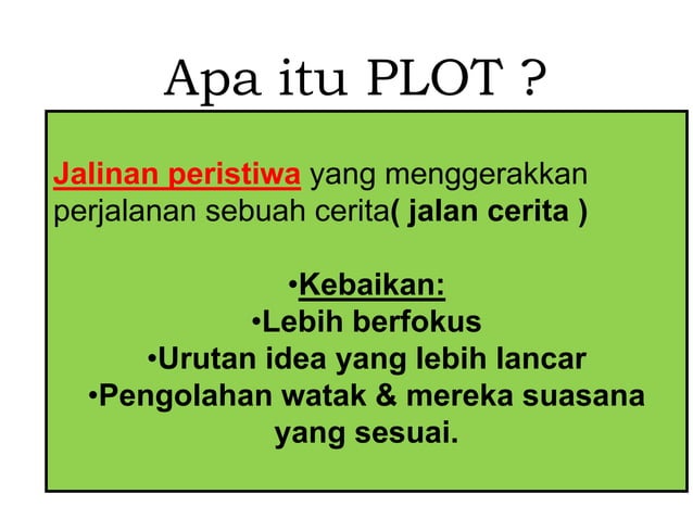 Teknik Plot P4&P5_Mengecam Pecahan plot | PPT