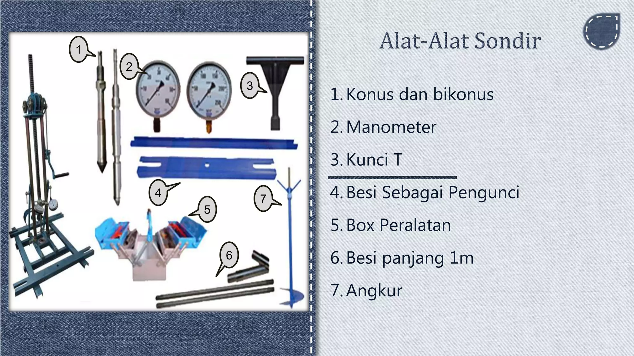 Teknik fondasi 1 - Penyelidikan Lapangan Uji Sondir, Boring, dan SPT | PPTX